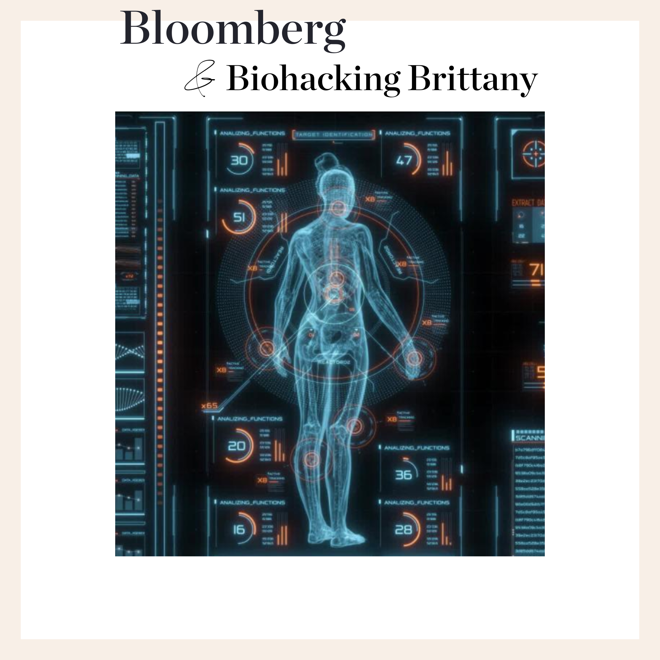 Bloomberg x Biohacking Brittany: The 150 Year Life